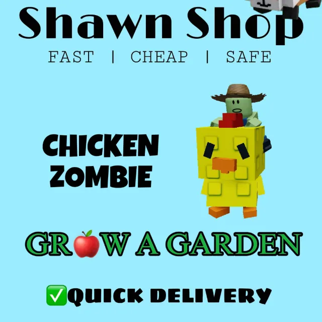 CHICKEN ZOMBIE | GROW A GARDEN - Game Item - Gameflip