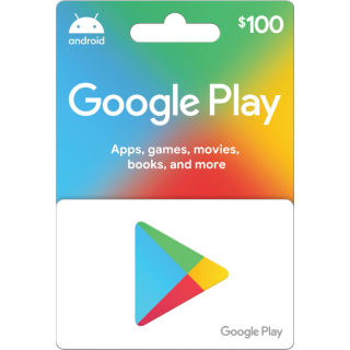 $100 Google Play Gift Card (USA) - 10% discount! - Google Play Gift ...