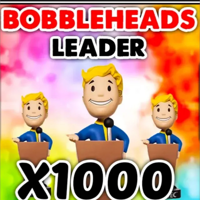 1000 leader Bobbleheads - Fallout 76 Game Item - Gameflip