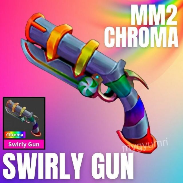 Chroma swirly gun mm2 - Game Items - Gameflip