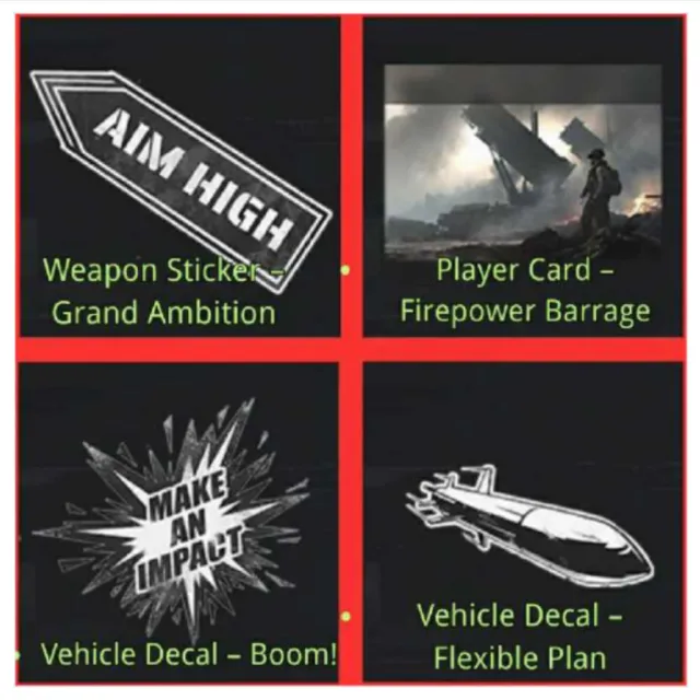 Battlefield 6 Player Card Weapon Sticke Vehicle Decal - Other Game Item ...