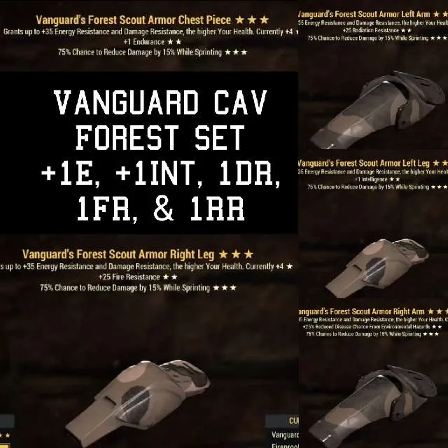 Apparel | Vanguard Cav Set - Fallout 76 Game Items - Gameflip