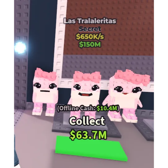Las Tralaleritas 🎀 - Steal a Brainrot Game Item - Gameflip