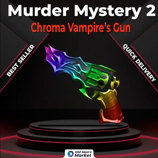 Chroma Vampire's Gun MM2 - Roblox Game Item - Gameflip
