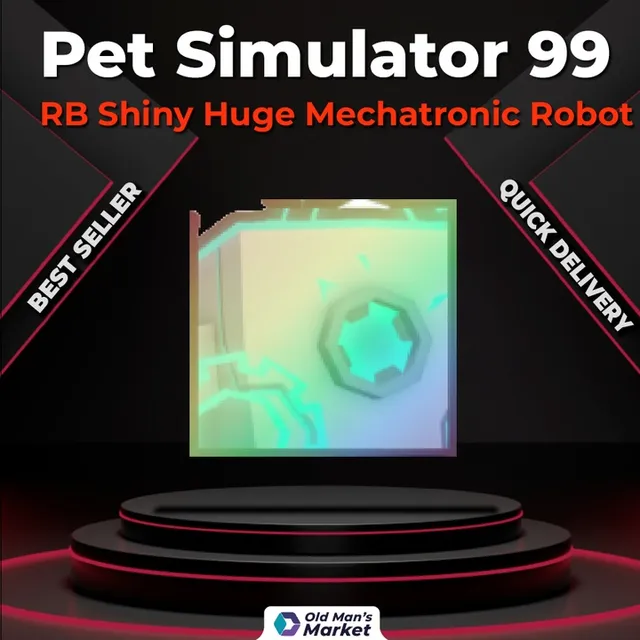 Rainbow Shiny Huge Mechatronic Robot - Roblox Game Items - Gameflip