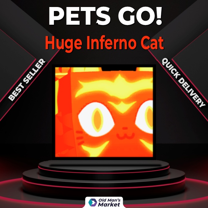 Huge Inferno Cat Pets Go - Roblox Game Items - Gameflip