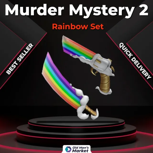 Rainbow Set MM2 - Roblox Game Items - Gameflip
