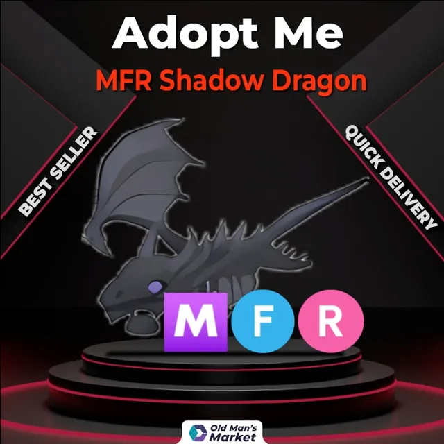 MFR Shadow Dragon Adopt Me - Roblox Game Item - Gameflip