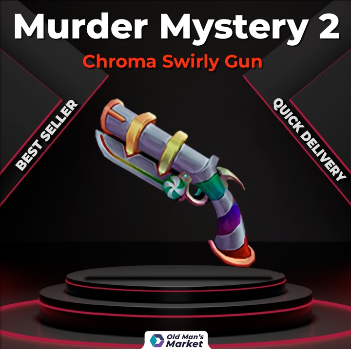 Chroma Swirly Gun MM2 - Roblox Game Item - Gameflip