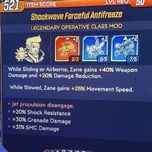 Class Mod | NEW Zane Antifreeze - Game Items - Gameflip