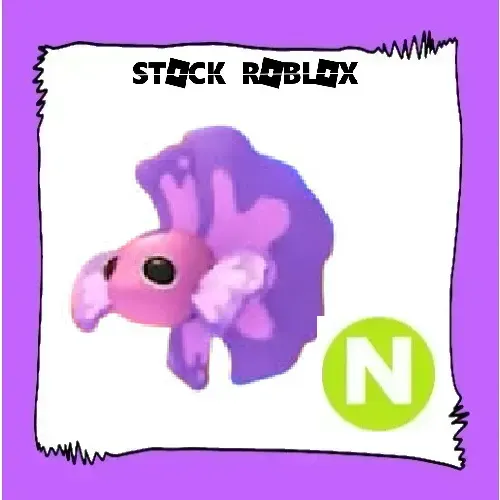 Neon Pink Betta Fish - Adopt Me Game Item - Gameflip