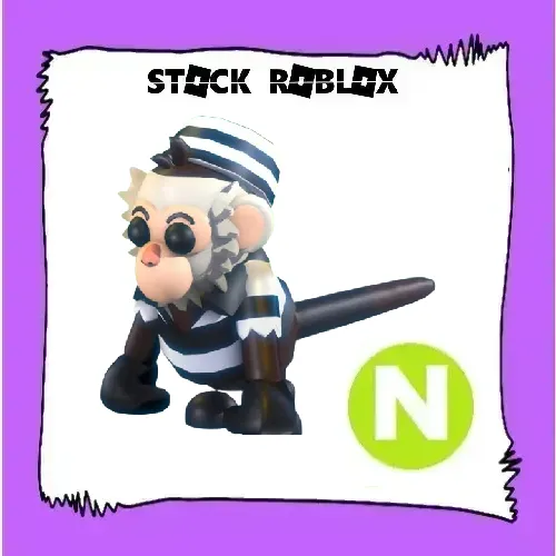 Neon Inmat Capuchin Monkey - Adopt Me Game Items - Gameflip