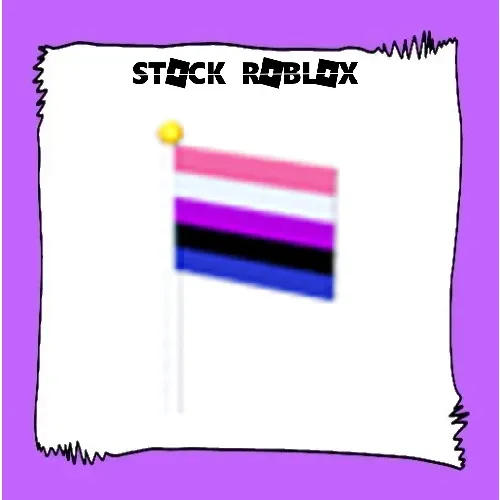 Gender Fluid Flag - Adopt Me Game Item - Gameflip