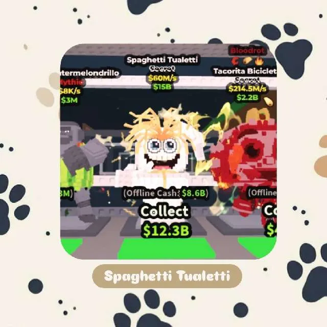 Spaghetti Tualetti - Steal a Brainrot Game Item - Gameflip