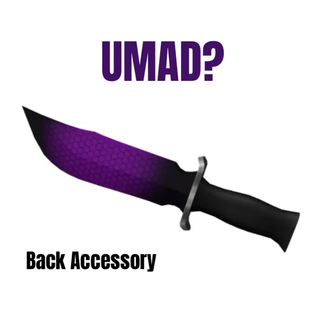 UMAD? Virtual Item Toy Code Avatar - In Stock - Fast Delivery - Roblox ...