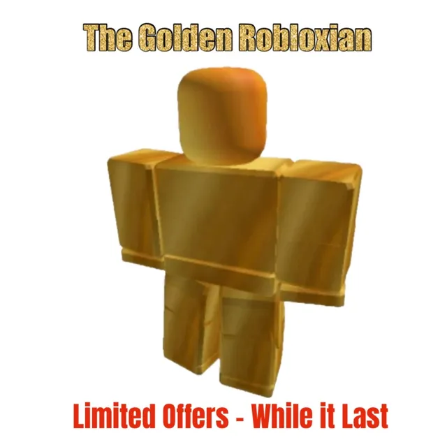The Golden Robloxian Virtual Item Toy Code Bundle - Delivered within ...