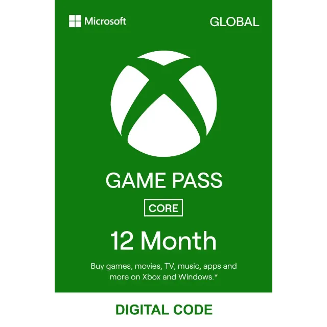 Game Pass Core 12 Month+ 1 month ultimate - Xbox Game Pass Gift Cards ...