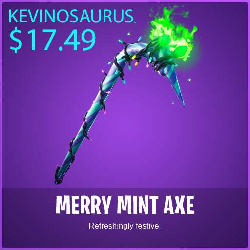 Code | Merry Mint Axe - In-Game Items - Gameflip