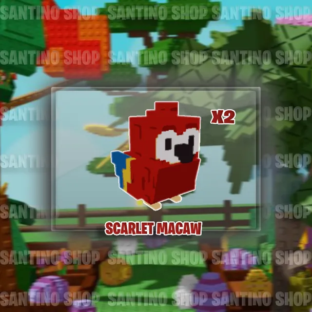 Scarlet Macaw X2 - Game Item - Gameflip