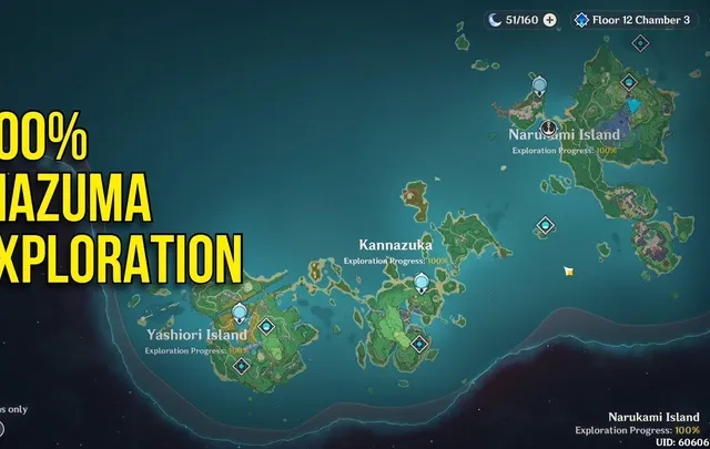 Genshin Impact | 100% Inazuma Exploration - Game Items - Gameflip