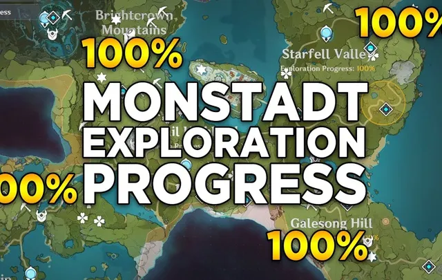 Genshin Impact | 100% Monstadt Exploration - Game Items - Gameflip