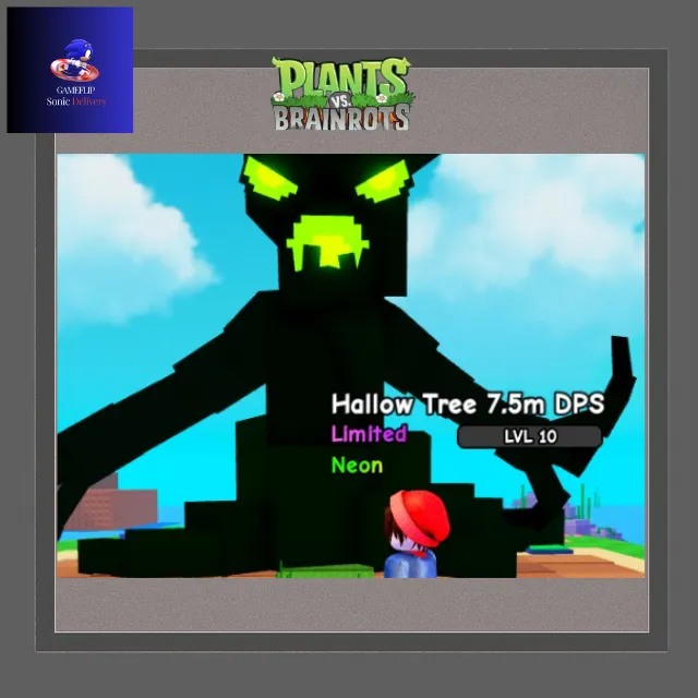 Hallow Tree neon - Plants vs brainrots - Roblox Game Item - Gameflip