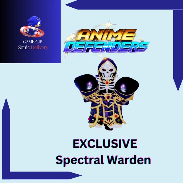 EXCLUSIVE - sPECTRAL WARDEN - Anime Defenders Game Items - Gameflip