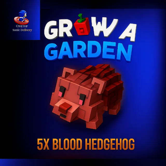 Blood Hedgehog - grow a garden - Roblox Game Item - Gameflip