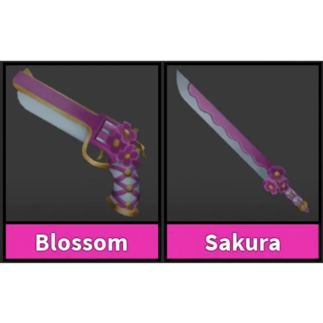 MM2 SAKURA BLOSSOM SET - Murder Mystery 2 Game Items - Gameflip