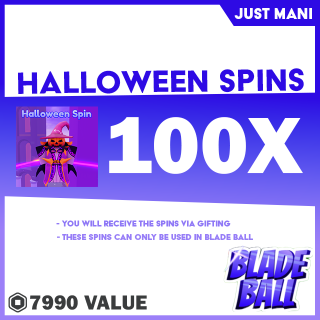 Blade Ball Halloween Spins - Game Items - Gameflip