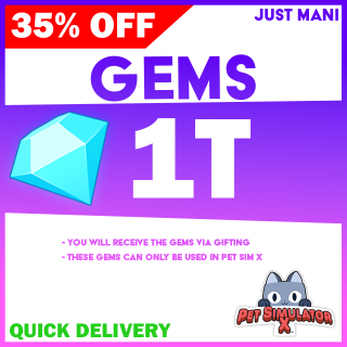 Pet Sim X Gems - Game Items - Gameflip