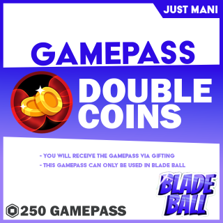 Blade Ball Double Coins Gamepass - Game Items - Gameflip