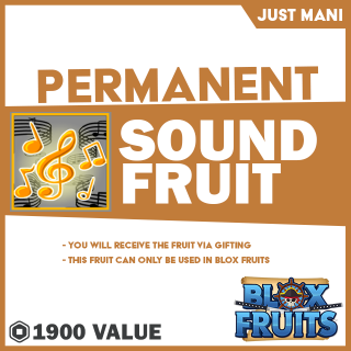 Blox Fruits Sound Fruit - Game Items - Gameflip