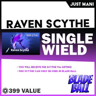 Blade Ball Raven Scythe - Game Items - Gameflip
