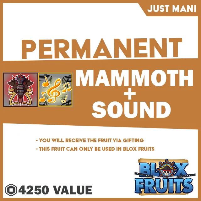 Blox Fruits Mammoth Fruit - Blox Fruits Game Items - Gameflip