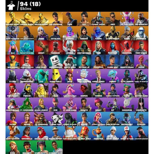 [PC/PSN/XBOX] 94 SKINS 🔥 GOLD MIDAS & GOLD MEOWSCLES | GOLD BRUTUS ...