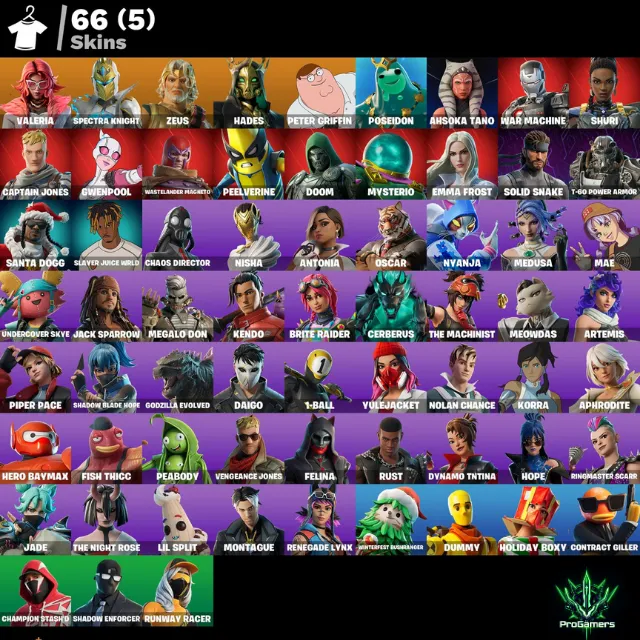 🔥⚡ ULTRA-RARE FORTNITE ACCOUNT | 66+ LEGENDARY SKINS (Peter Griffin ...