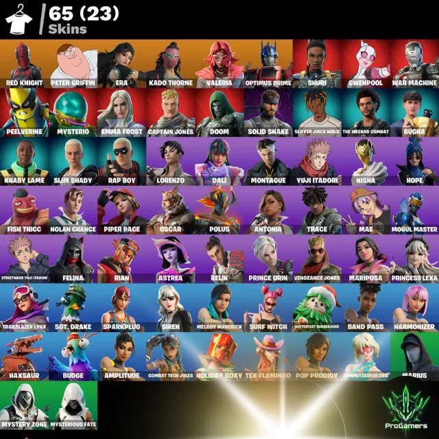 🌟 [PC] Fortnite Account | 65 RARE Skins | Red Knight, Peter Griffin ...