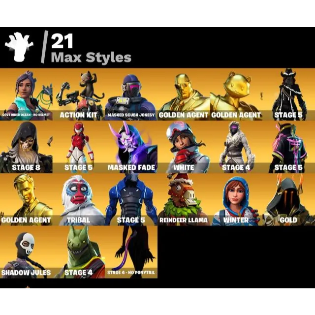 [PC/PSN/XBOX] 73 SKINS 🔥 GOLD MIDAS BRUTUS MEOWSCLES | OMEGA | TART ...