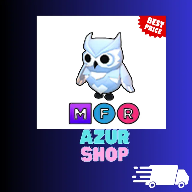 MFR Snow Owl - Adopt Me Game Item - Gameflip