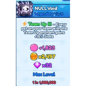 NULL Void | BGSI - Game Item - Gameflip