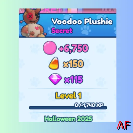 Voodoo Plushie - Roblox Game Item - Gameflip