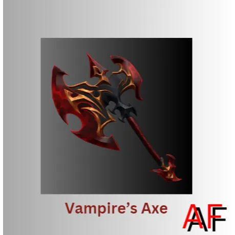 Vampire's Axe | MM2 - Murder Mystery 2 Game Items - Gameflip