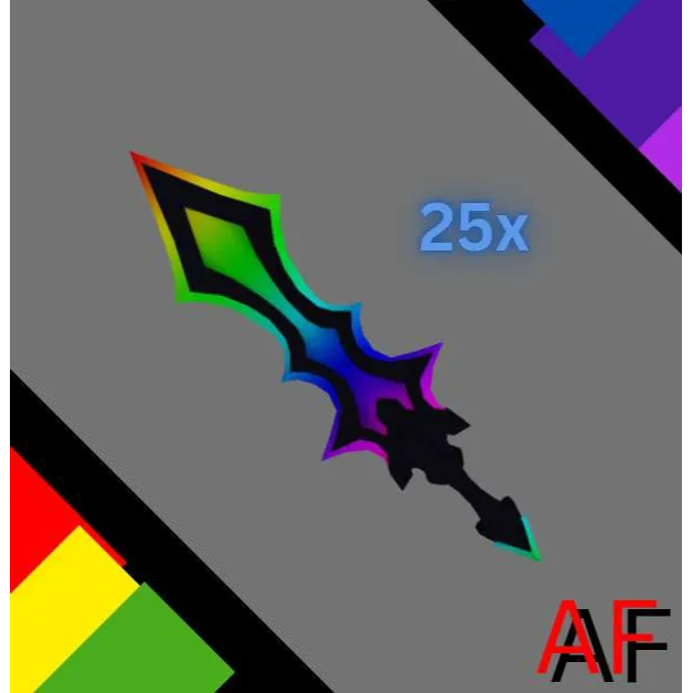 25x Prismatic | MM2 - Murder Mystery 2 Game Items - Gameflip