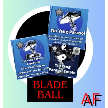 Yin Yang Parasol Set | Blade Ball - Blade Ball Game Item - Gameflip