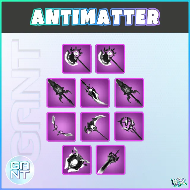 Antimatter Weapon Skin - Pack - World Zero Game Item - Gameflip