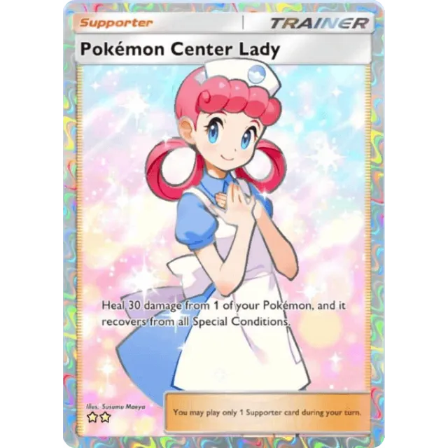 Pokemon Center Lady Trainer FA 2 Star Pokemon TCG Pocket - Pokémon ...