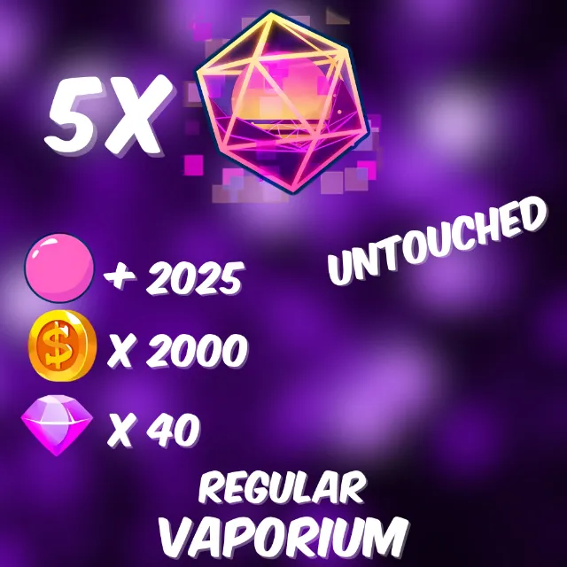 5x Vaporium - BGSI - Bubble Gum Simulator Game Item - Gameflip