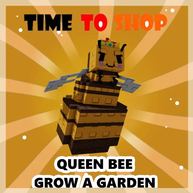 QUEEN BEE | GROW A GARDEN - Grow a Garden Game Item - Gameflip