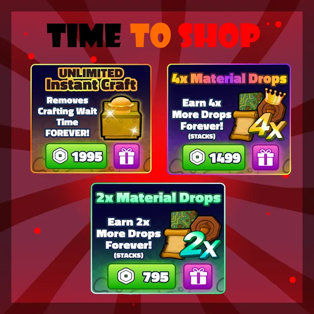 2X MATERIALS | 4X MATERIALS | INSTANT CRAFT | Spongebob Tower Defense ...